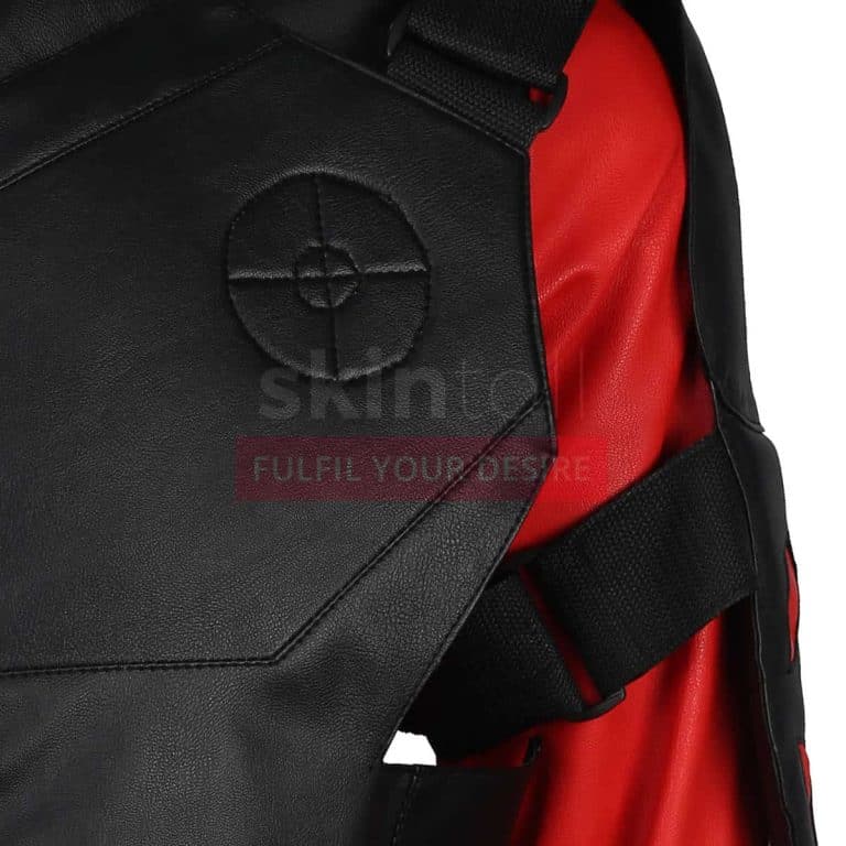 Suicide Squad Deadshot Never Miss Costume - Leather Jacket