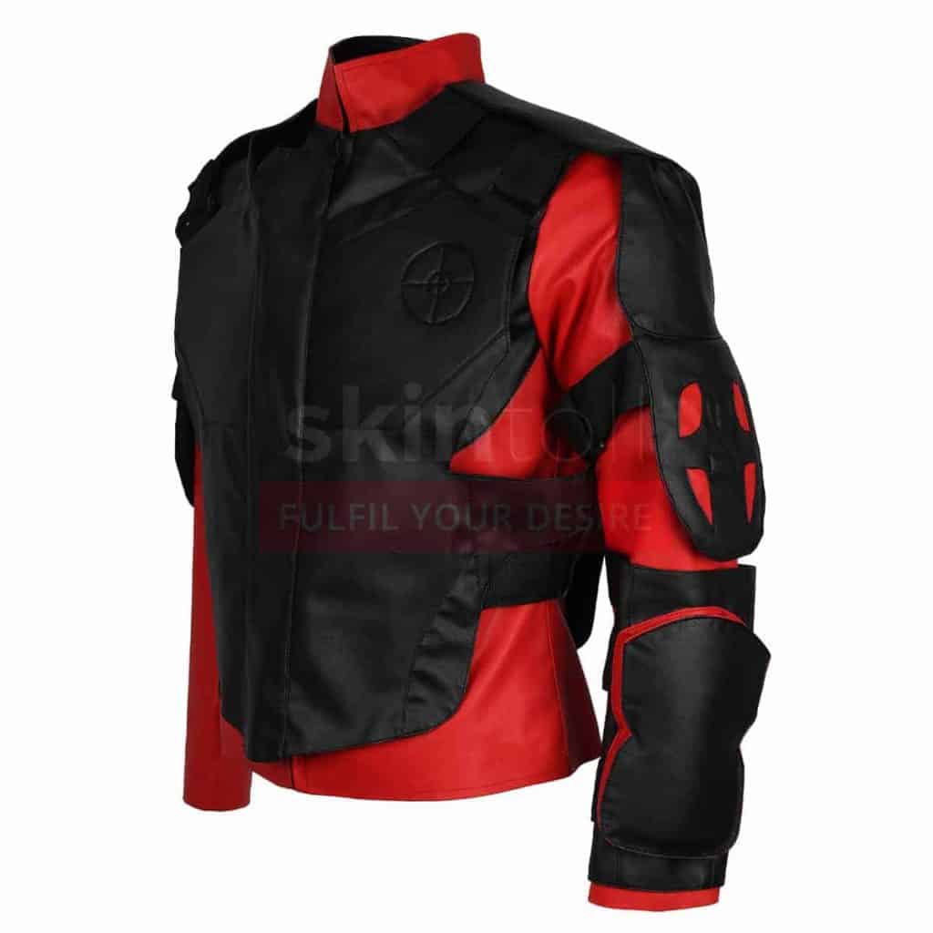 Suicide Squad Deadshot Never Miss Costume - Leather Jacket