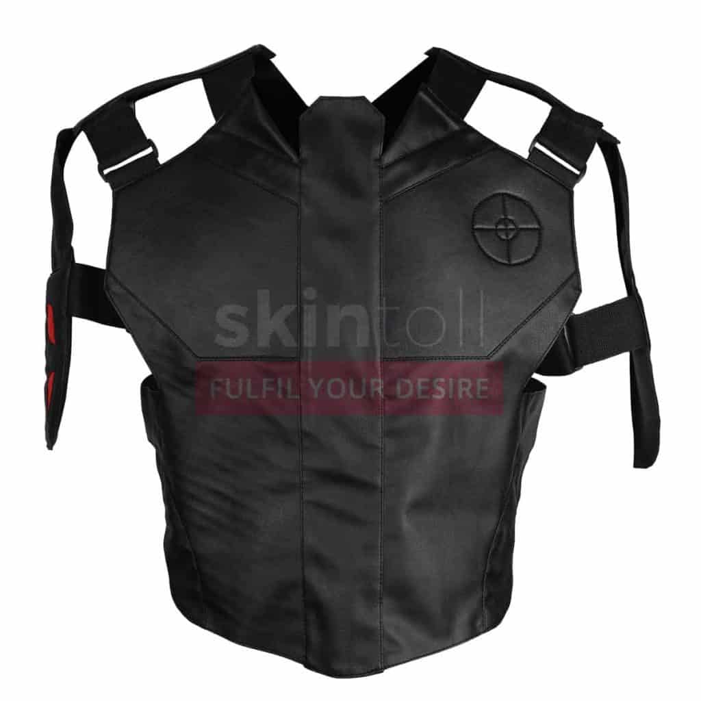 Suicide Squad Deadshot Never Miss Costume - Leather Jacket