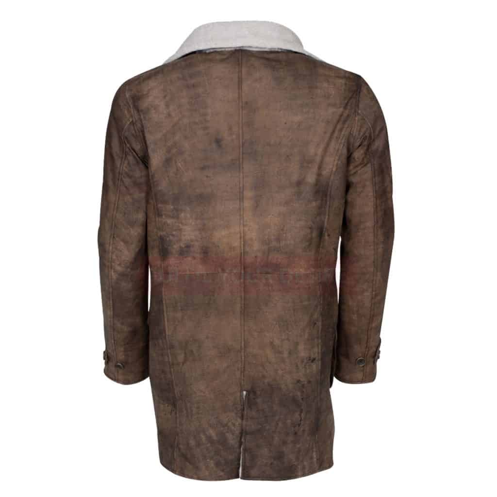 The Dark Knight Rises Coat - Bane Leather Hooded