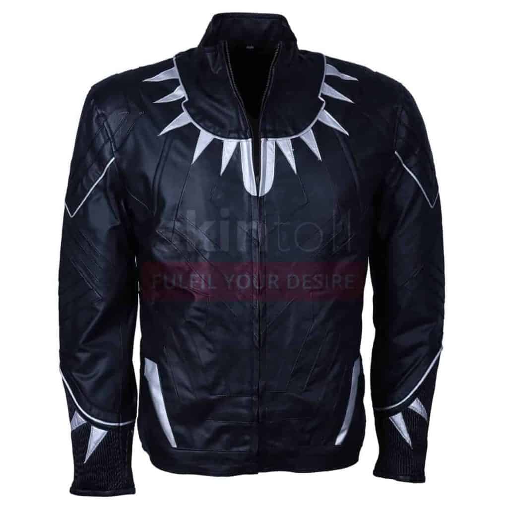 Black Panther Jacket (Leather) - Captain America - Civil War