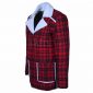 Deadpool Red Shearling Jacket Coat - Skintoll