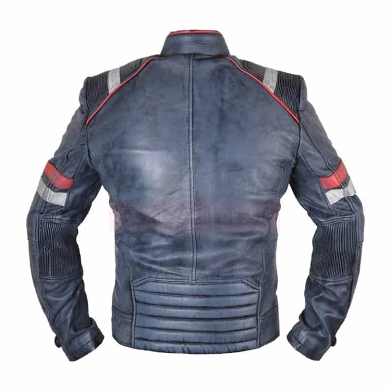 Vintage Retro style jacket - Motorcycle Leather Jacket